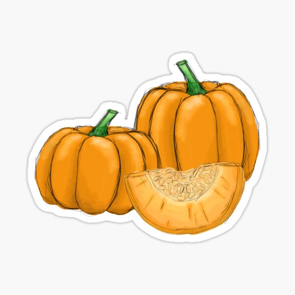 "Vintage halloween pumpkins" Sticker for Sale by AnnaEleCreate | Redbubble