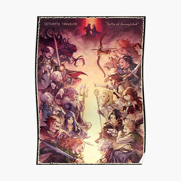 "OCTOPATH TRAVELER" Poster for Sale by Reecehoen | Redbubble