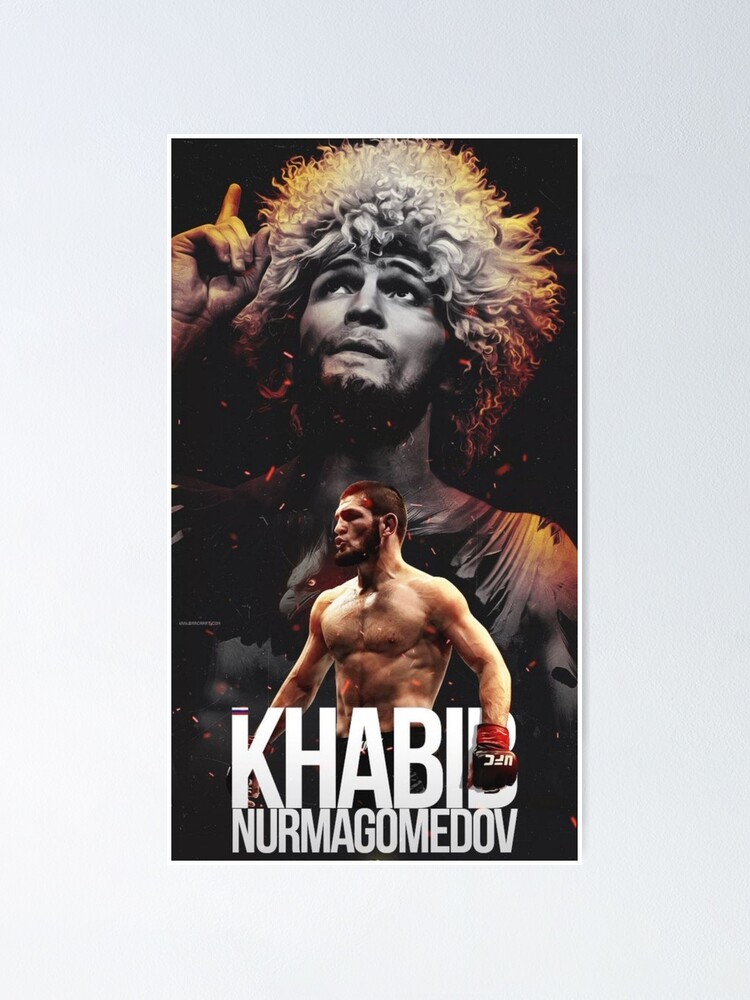 "Khabib Nurmagomedov" Poster for Sale by GadhingHenry | Redbubble