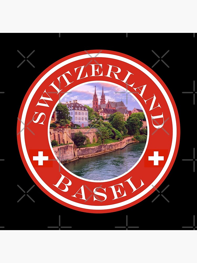 Póster «Suiza Basilea Castillo medieval - Colección de sellos de ...