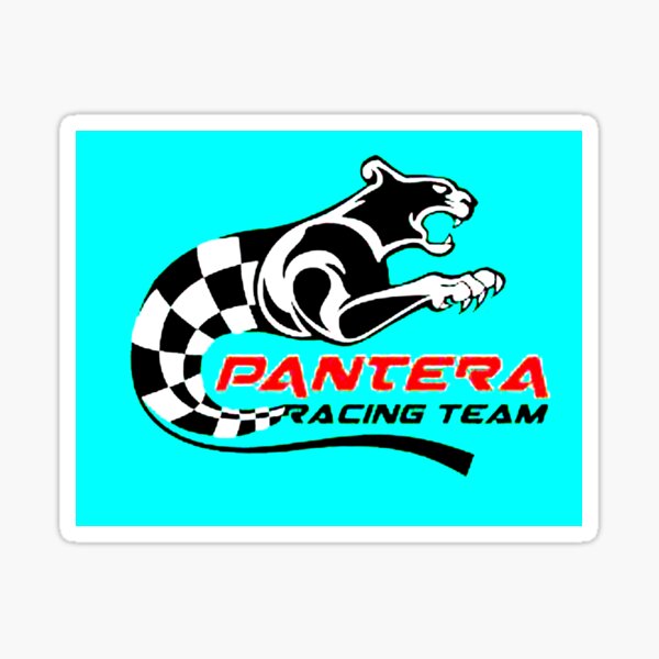 "Pantera Racing Team" Sticker for Sale by ChristinasMess | Redbubble