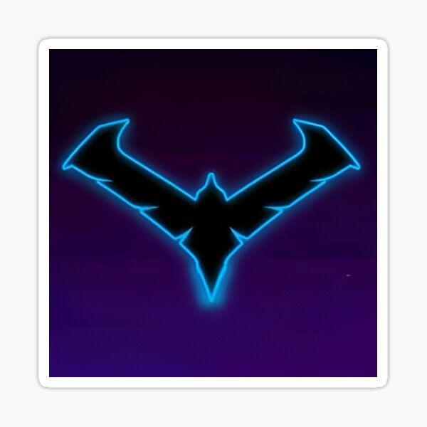 "Nightwing" Sticker for Sale by NuphtaliWear | Redbubble