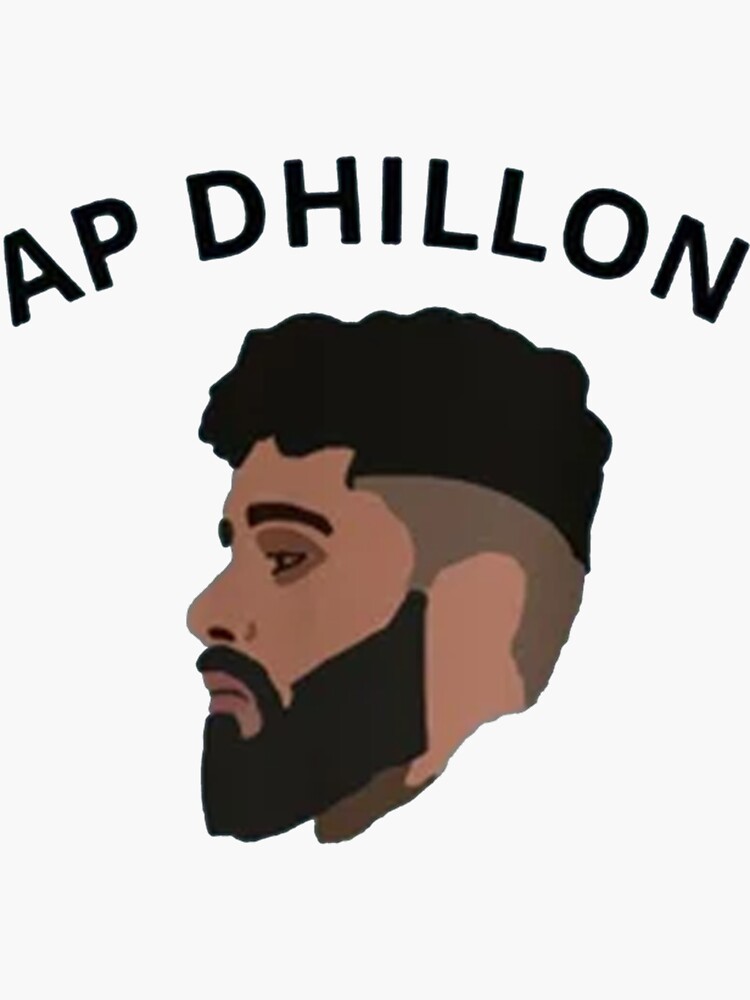 "AP DHILLON Ap dhillon punjabi singer Mens premium heavyweight ...