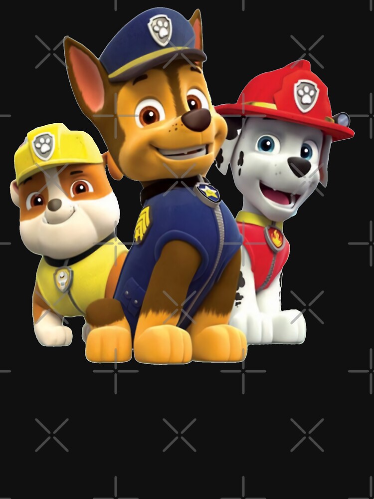 "Triple Paw Patrol Hero" T-shirt for Sale by sidneyallshop | Redbubble ...