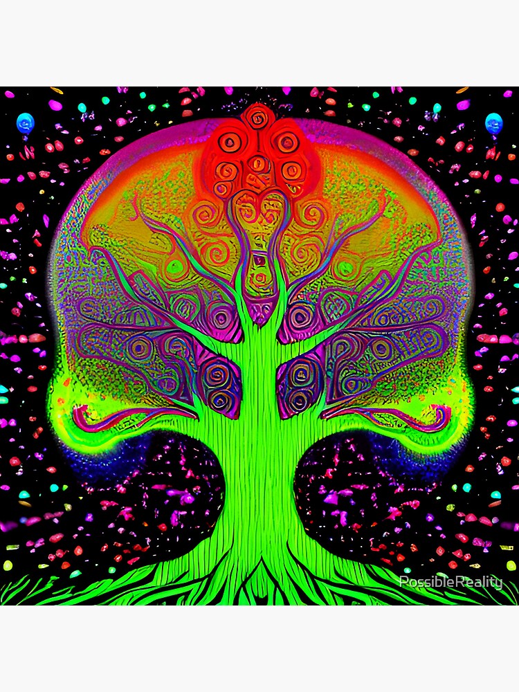 "Worlds Space Tree of Life" Sticker for Sale by PossibleReality | Redbubble
