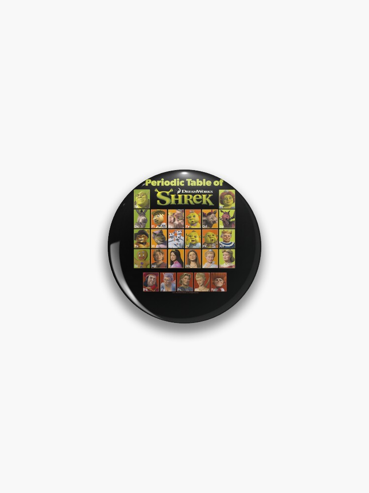 "Shrek Periodic Table Of Shrek Characters " Pin for Sale by TamarHall ...
