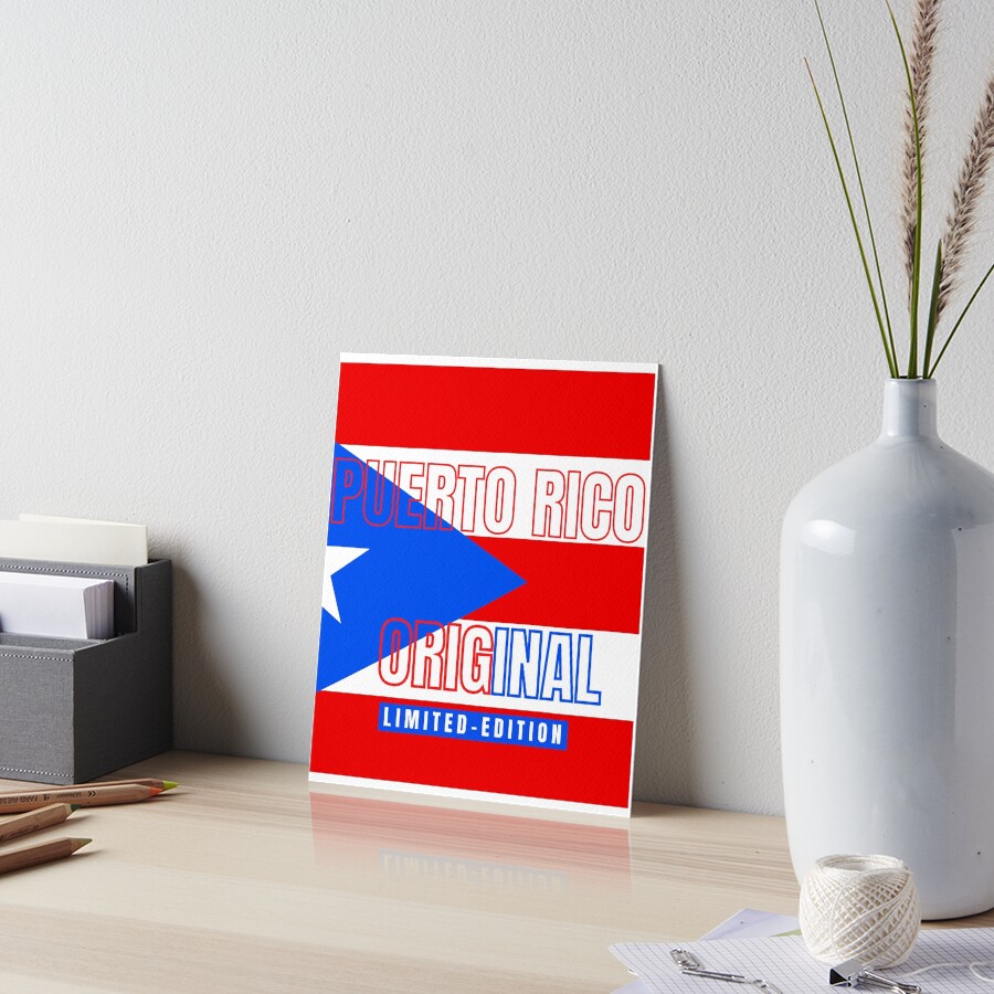 Lámina rígida «Edición limitada original de Puerto Rico (orgullo ...