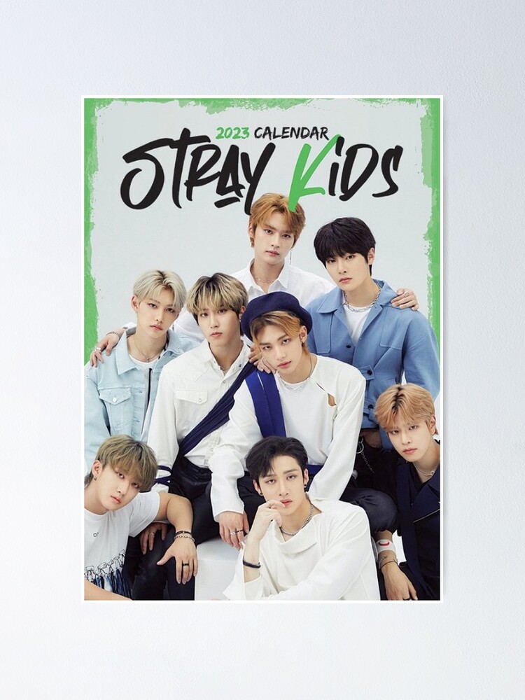 Póster «STRAY KIDS temporada saludos calendario 2023 SKZ LOGO kpop ...