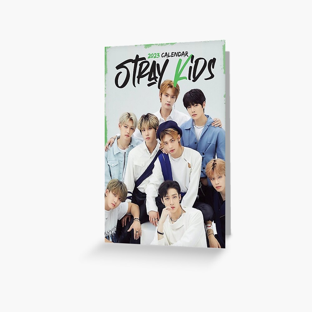 "STRAY KIDS season greetings calendar 2023 SKZ LOGO kpop circle ...