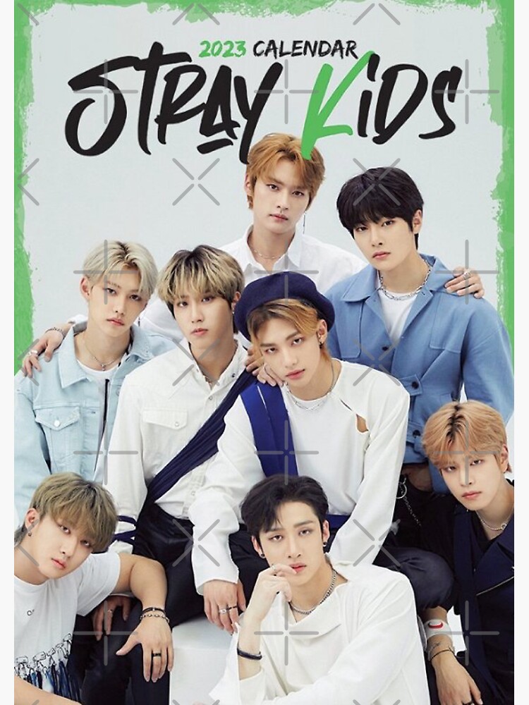 Pegatina «STRAY KIDS temporada saludos calendario 2023 SKZ LOGO kpop ...
