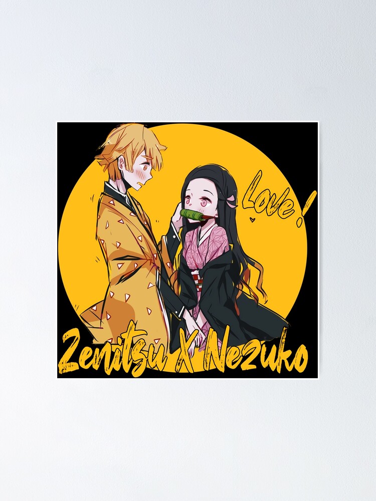 Póster «Personaje de anime Zenit-su y Nezu-ko (Amor)» de LauraPhelpsi ...