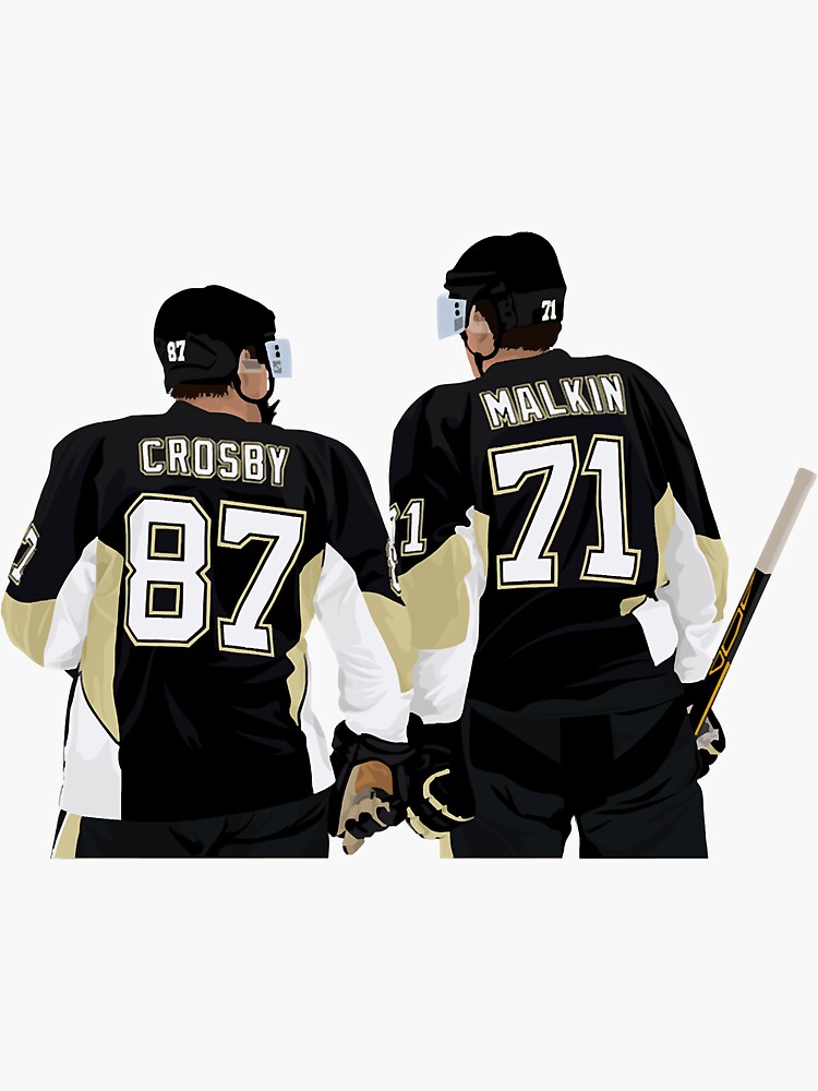 "CROSBY X MALKIN" Sticker for Sale by MCPrintPoster | Redbubble