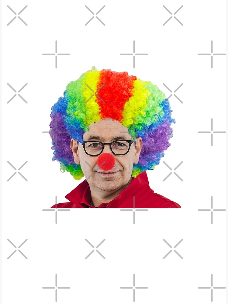 "Binotto Ferrari Strategist Clown" Poster for Sale by KingFloki | Redbubble