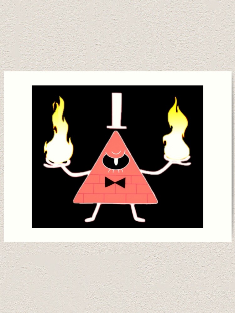 "Bill Cipher - Angry" Art Print for Sale by alisa-mmxii | Redbubble