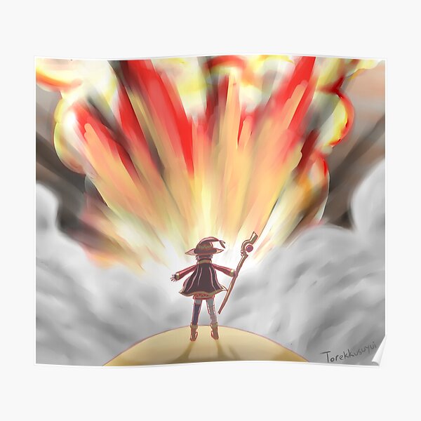 "Megumin - Explosion" Poster by spinosaurus46 | Redbubble