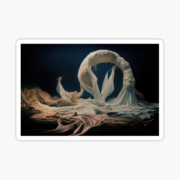 "Infallible Capriciousness Made Inert by Illicit Dalliances" Sticker ...