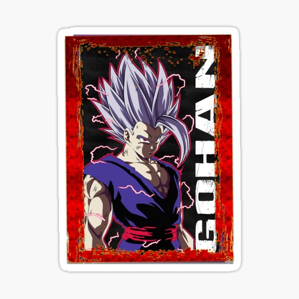 "Gohan Beast " Sticker for Sale by creativeanimexD | Redbubble