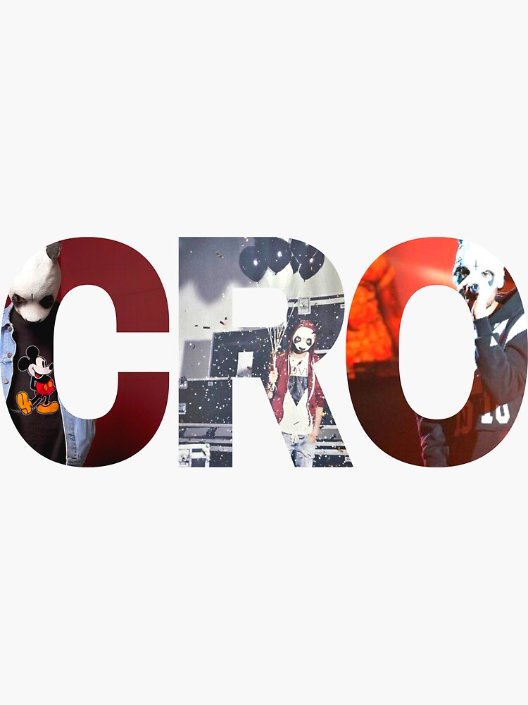 "CRO t shirt and sticker | CRO Rapper Hoodie" Sticker for Sale by ...