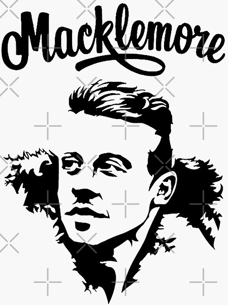 "macklemore special edition " Sticker for Sale by vlakinvlaki | Redbubble