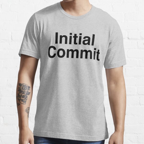 "Initial Commit" T-shirt for Sale by thomasesmith | Redbubble | coder t-shirts - code t-shirts ...