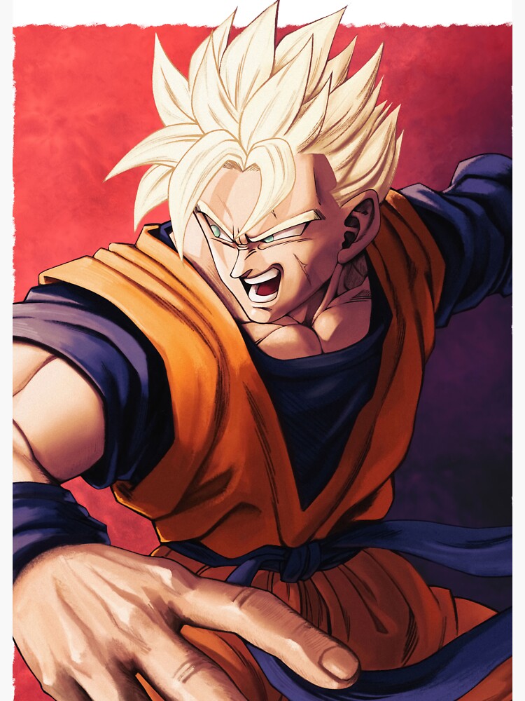 "Gohan Dragon Ball Painting Art" Sticker for Sale by coltonie | Redbubble
