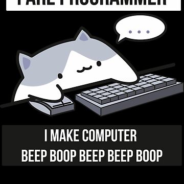 "I are programmer cat programmer meme vintage" Sticker for Sale by ...