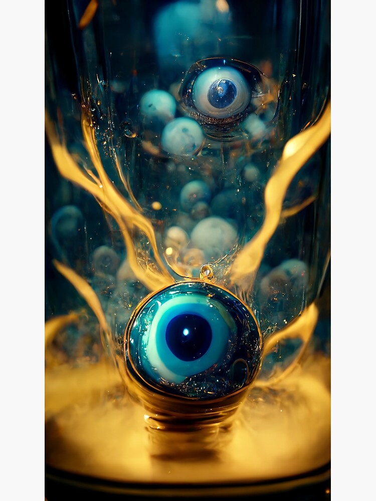 "The Watcher in a bottle" Poster for Sale by Oddeven42 | Redbubble