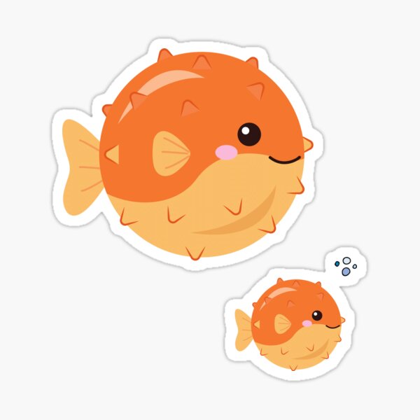 "Cute Goldfish Sticker " Sticker for Sale by Moesko | Redbubble