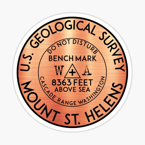 "MOUNT SAINT HELENS BENCHMARK WASHINGTON USGS VOLCANO ST GEOCACHING ...