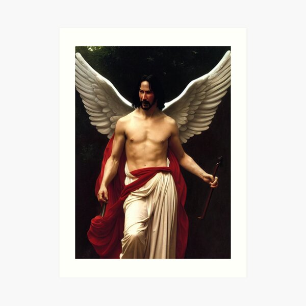 "Fallen Angel-Keanu Reeves | Keanu Reeves" Art Print for Sale by ...