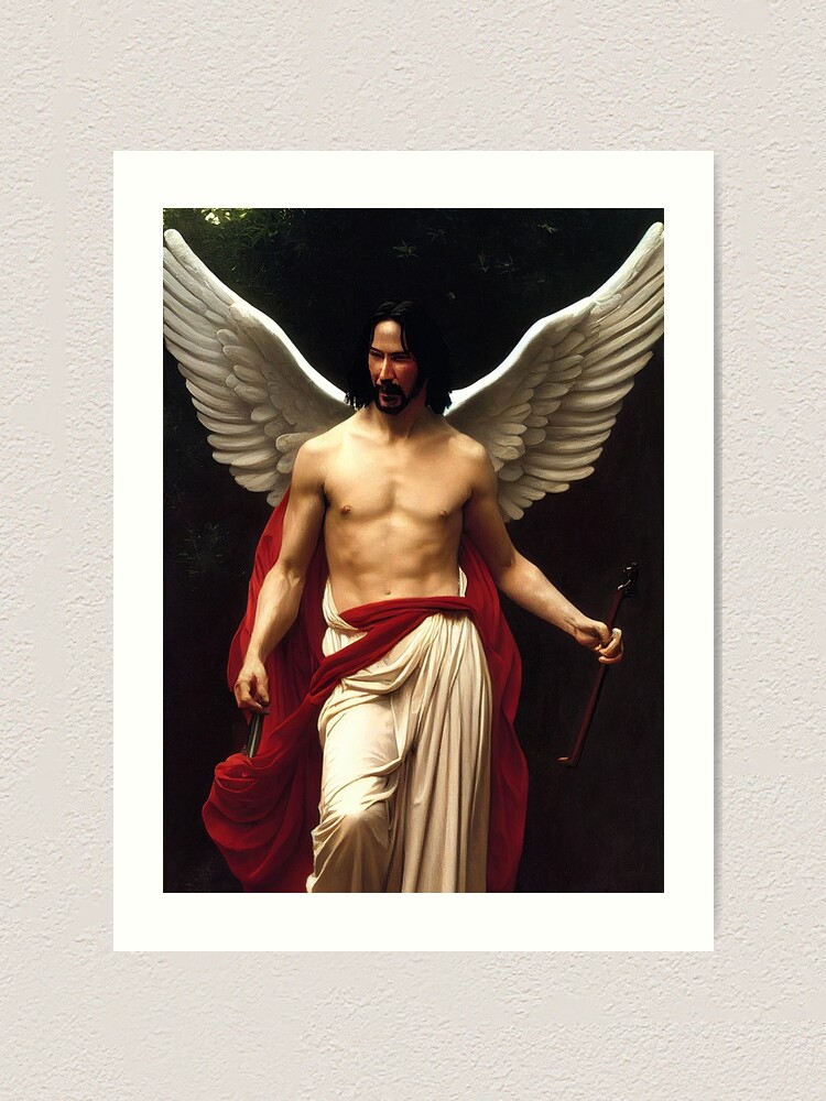 "Fallen Angel-Keanu Reeves | Keanu Reeves" Art Print for Sale by ...