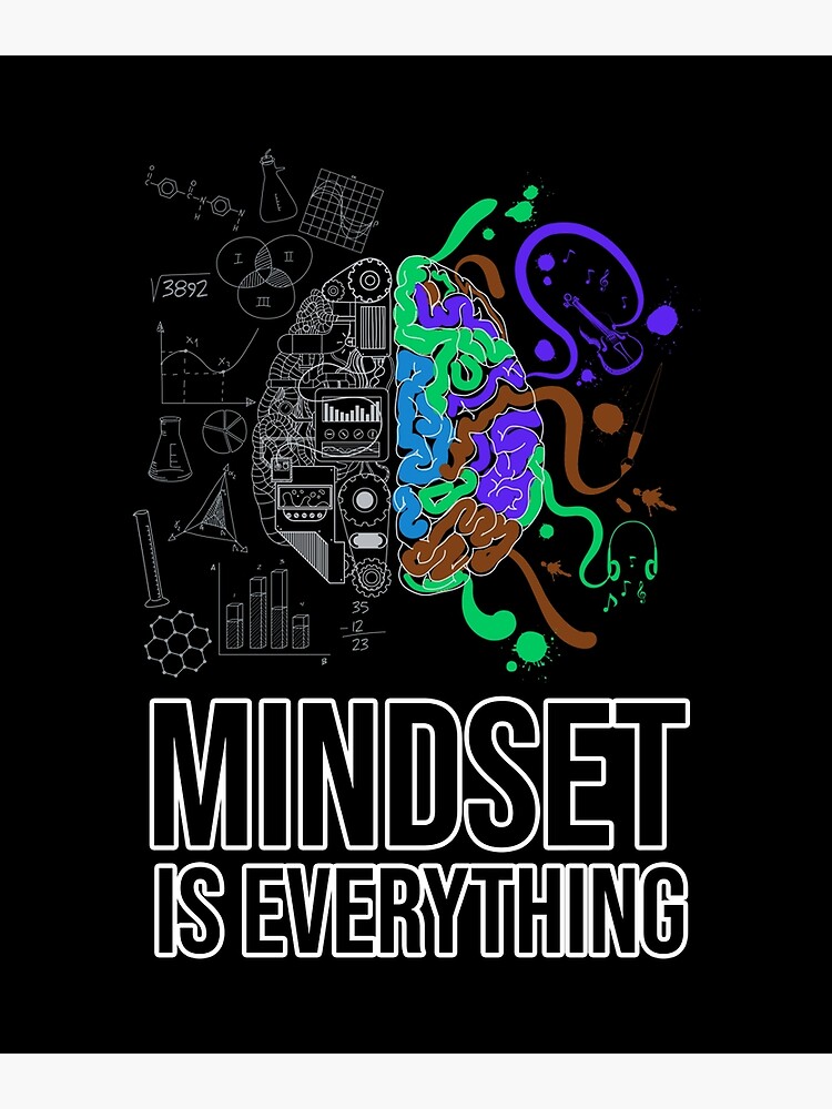 "MINDSET IS EVERYTHING STICKER quotes quote" Poster for Sale by ...