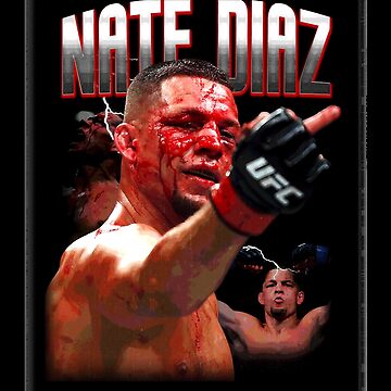 "Nate Diaz Poster Nate Diaz Flip Middle Finger UFC Nate Diaz Fighter ...