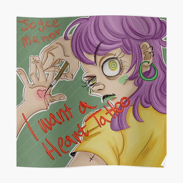 "Joyce Manor Heart Tattoo" Poster for Sale by dumbcoreinc | Redbubble