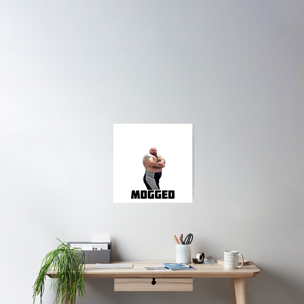 "Kyriakos Grizzly Kapakoulak | MOGGED" Poster for Sale by ...