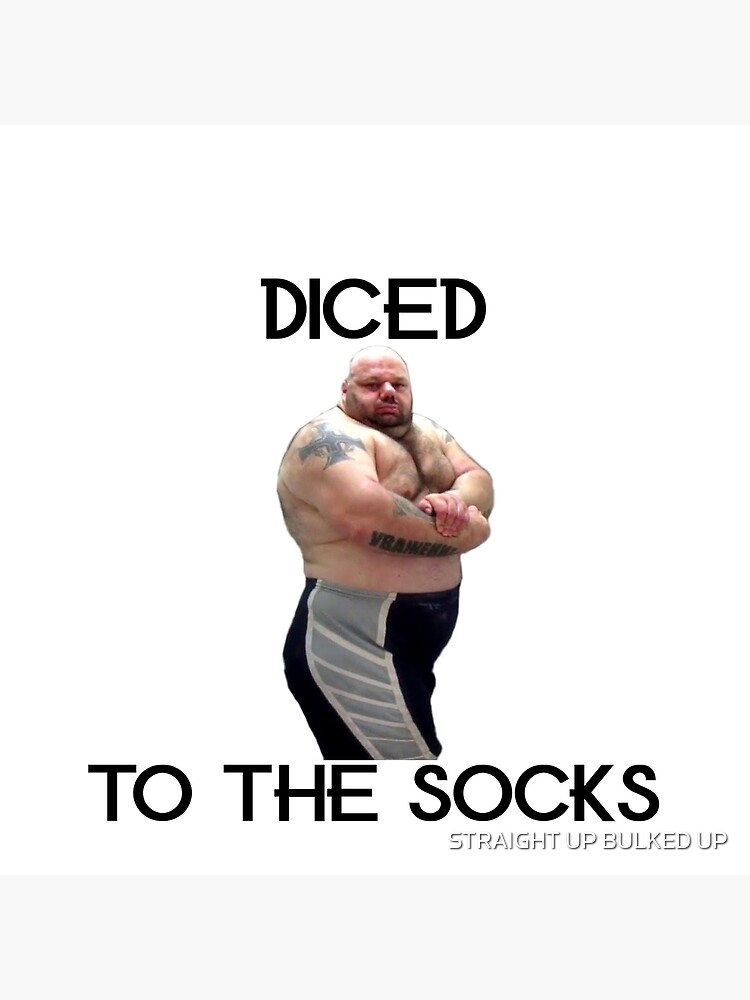 "Kyriakos Grizzly Kapakoulak | Diced to the socks" Poster for Sale by ...