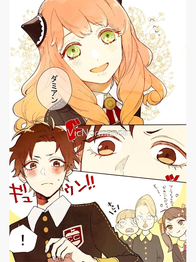 "Spy x Family Anya Forger x Damian Desmond" Art Print for Sale by VicNormandin | Redbubble
