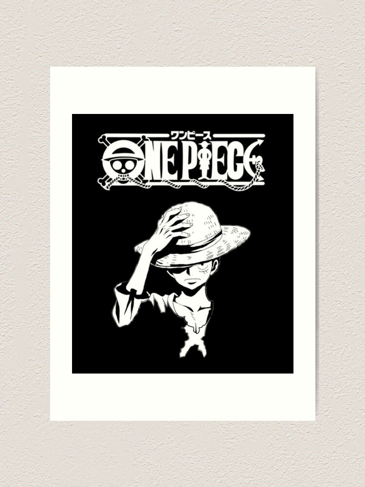 "Monkey D Luffy - One Piece" Art Print for Sale by Fanart-Anime | Redbubble