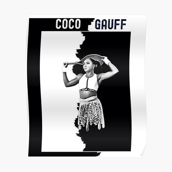 "Coco Gauff" Poster for Sale by DontLaughSwim | Redbubble