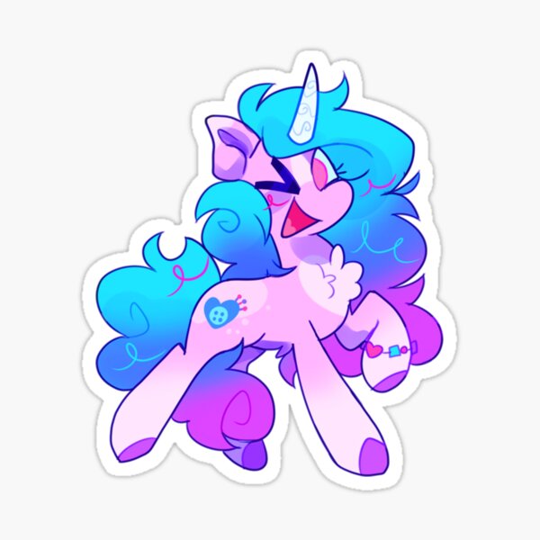 "izzy moonbow " Sticker for Sale by Chubbyfunaka | Redbubble