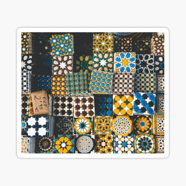 "moroccan art " Sticker for Sale by thamishop1 | Redbubble