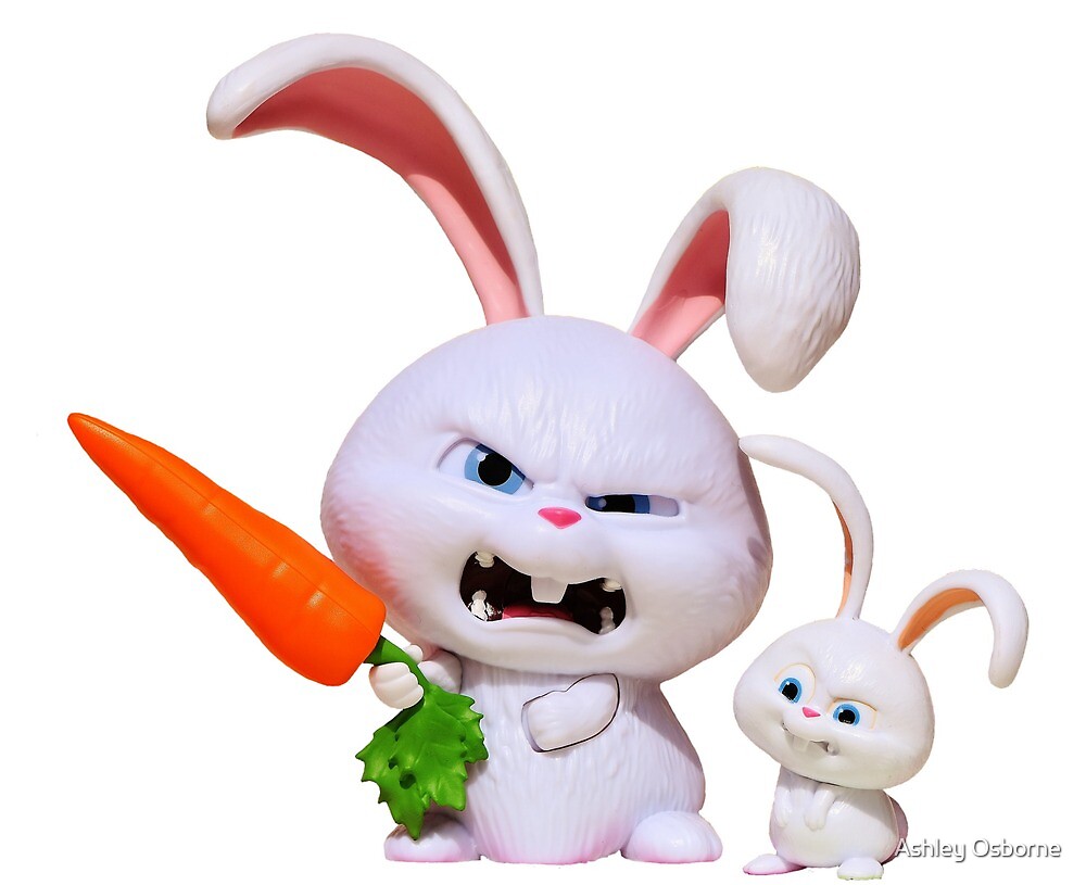 "Evil hare" by Ashley Osborne | Redbubble