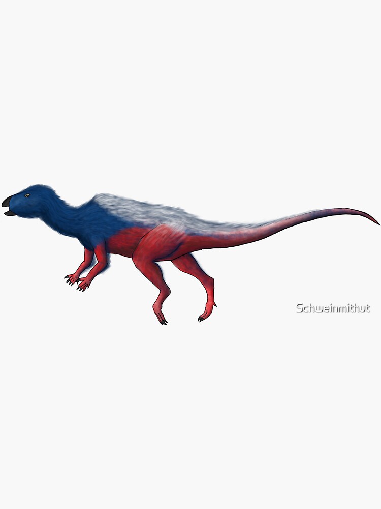 "Burianosaurus " Sticker for Sale by Schweinmithut | Redbubble
