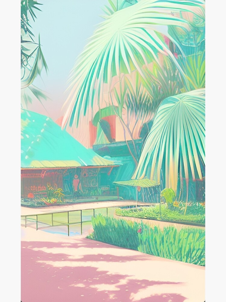 "90s Nostalgia Retro Vaporwave Fantasy Futuristic Retro Landscape ...