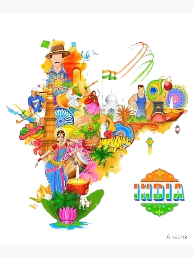 "Culture of india | gift for diverse culture lovers | Indian design ...