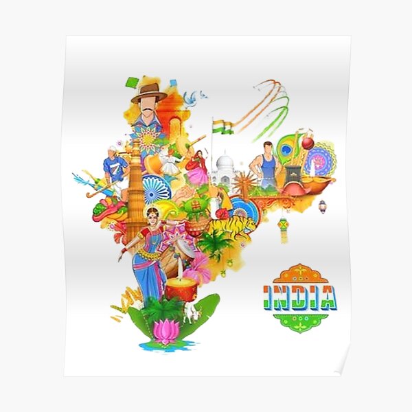 "Culture of india | gift for diverse culture lovers | Indian design ...