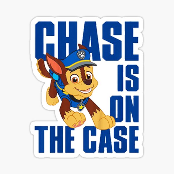 "Kids PAW Patrol Chase On The Case" Sticker for Sale by JyotisShopRed ...