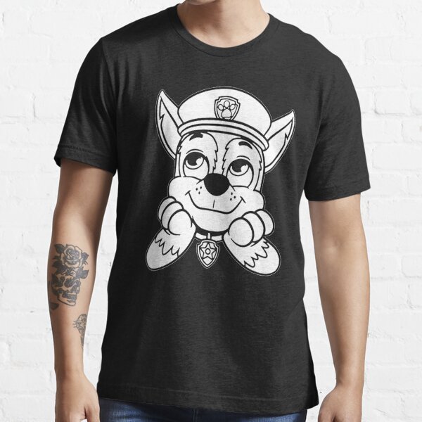 "Paw Patrol Chase Outline" T-shirt for Sale by JyotisShopRed ...