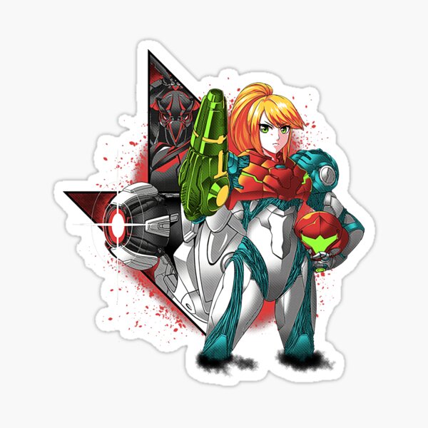 "Metroid " Sticker for Sale by lindanelsoni | Redbubble