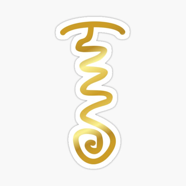 Sticker « Symbole Reiki Serpent de Feu - Karuna - Shamballa », par ...